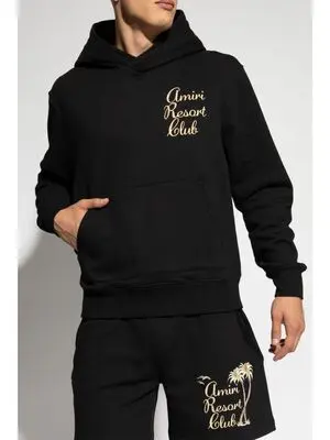 Amiri Embroidered Logo Hoodie