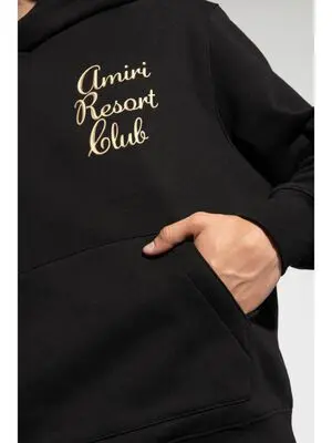Amiri Embroidered Logo Hoodie