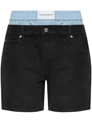 Alexander Wang Cotton Denim Shorts