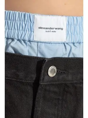 Alexander Wang Cotton Denim Shorts