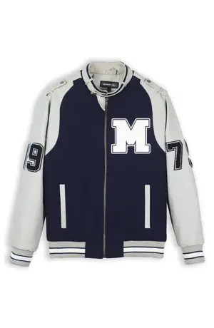 MEMBERS ONLY Varsity Jacket - Navy