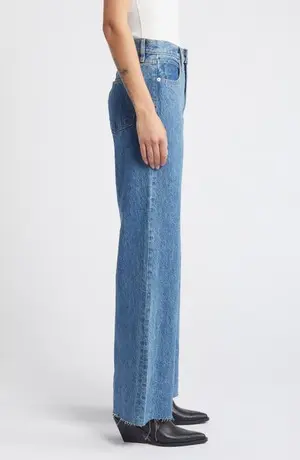 SLVRLAKE Grace Wide Leg Jeans - Heartache