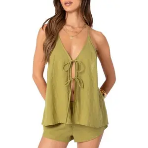 EDIKTED Arden Tie Front Camisole