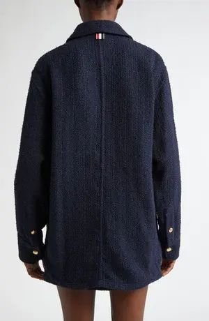 Thom Browne Tweed Shirt Jacket