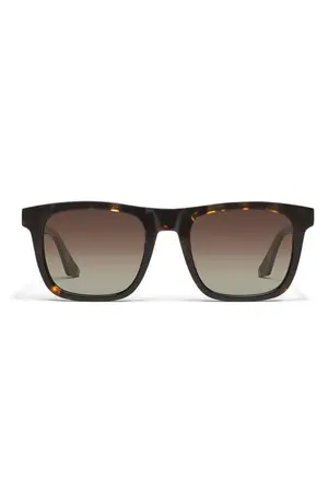 Quay Flip Side 53mm Polarized Square Sunglasses - Dark Tort/ Brown Polarized