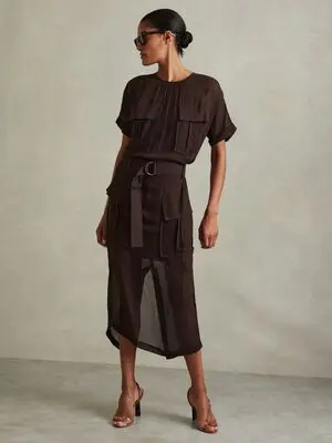Reiss Utility Day Dresses