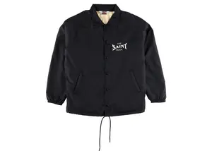 SAINT MXXXXXX Shermer Academy Coach Jacket - Black