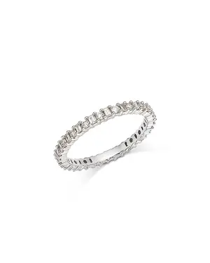 Bloomingdale'S Diamond And 14k Gold Eternity Band - White