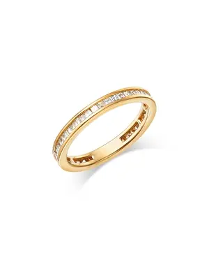 Bloomingdale'S Diamond Baguette Eternity Band, 0.75 Tcw - White/gold