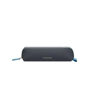 MAISON DE SABRE Leather Pencil Case Graphite Sky