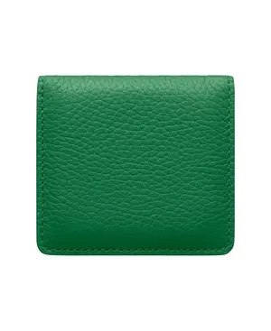 MAISON DE SABRE Leather Compact Mirror - Emerald Lily