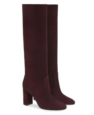 GIANVITO ROSSI Glen Boots - Red Suede