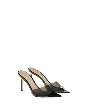 GIANVITO ROSSI Elle 85 Mules - Black