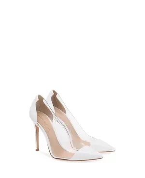 GIANVITO ROSSI Gianvito Rossi Plexi Pumps White
