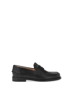 GIANVITO ROSSI Michael Loafers - Black Calf Leather