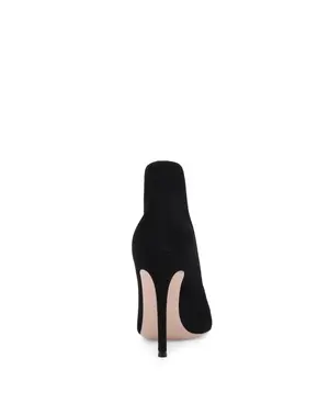 GIANVITO ROSSI Vamp Booties - Black Suede