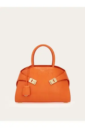 FERRAGAMO FERRAGAMO Hug Handbag M - Orange