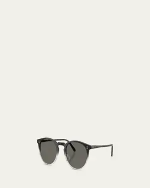 Oliver Spencer O'malley Round Sunglasses - Gray