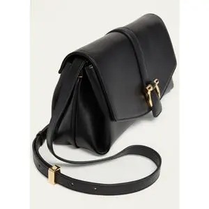 FERRAGAMO F-show Medium Shoulder Bag - Black