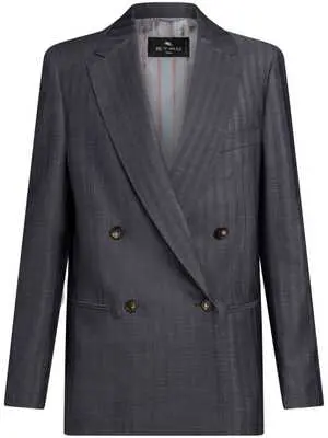 Etro Wool Double-breasted Jacket