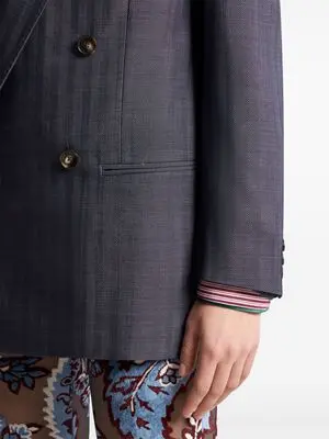 Etro Wool Double-breasted Jacket