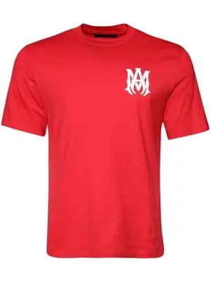 Amiri Ma Core Logo-print Cotton T-shirt - Red