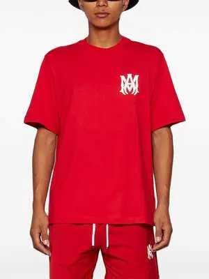 Amiri Ma Core Logo-print Cotton T-shirt - Red