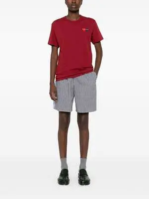 Play Comme Des Garcon Heart-patch T-shirt - Red