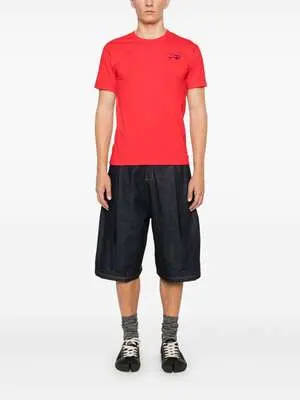 Play Comme Des Garcon Heart-patch T-shirt - Red