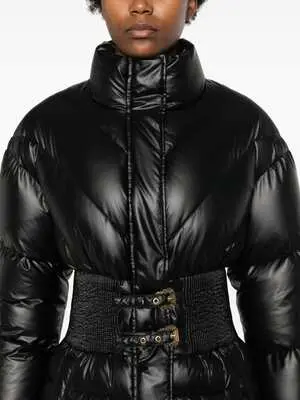 Versace Baroque-buckle Padded Jacket