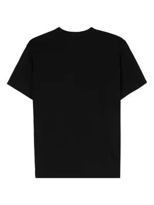 Play Comme Des Garcon Heart Appliqué T-shirt - Black