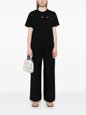 Play Comme Des Garcon Heart-print T-shirt