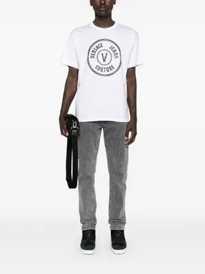 Versace Logo-print Cotton T-shirt