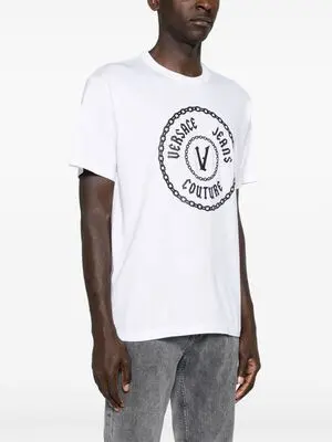 Versace Logo-print Cotton T-shirt