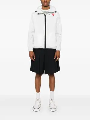 Play Comme Des Garcon X K-way Heart-patch Lightweight Jacket