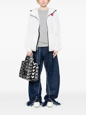 Play Comme Des Garcon X K-way Heart-patch Lightweight Jacket