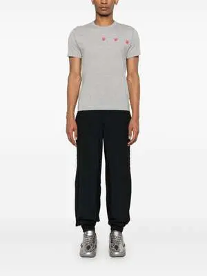 Play Comme Des Garcon Heart-print T-shirt - Grey