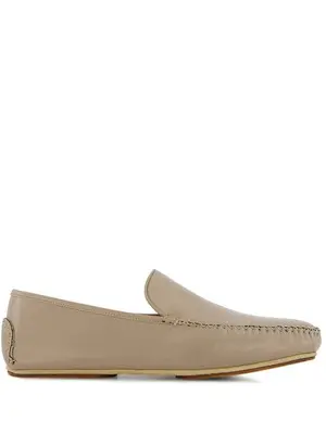 Manolo Blahnik Mayfair Leather Loafers