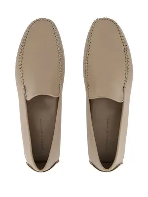 Manolo Blahnik Mayfair Leather Loafers