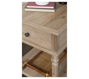LINON Home Mavis Side Table W/storage Drawer