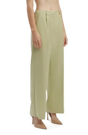 Bardot Callista High-waist Wide-leg Pants
