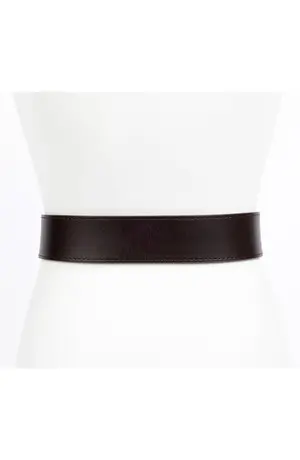 Michael Kors Leather Belt - Chocolate