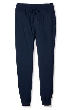 PETITE PLUME Pima Cotton Pants - Navy