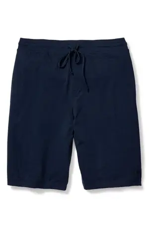 PETITE PLUME Pima Cotton Shorts - Navy