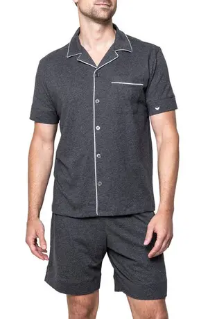 PETITE PLUME Pima Cotton Short Set - Grey