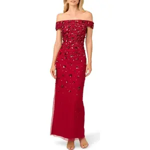 Adrianna Papell Off The Shoulder Evening Dresses