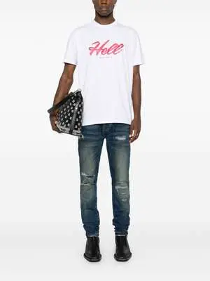 PURPLE BRAND Distressed Skinny Jeans - Blue