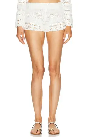 Loveshackfancy Thigh Length Shorts For Women