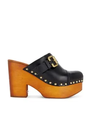Chloe Heeled Mules Clogs For Women