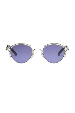 JEAN PAUL GAULTIER Sourcil Sunglasses - Silver